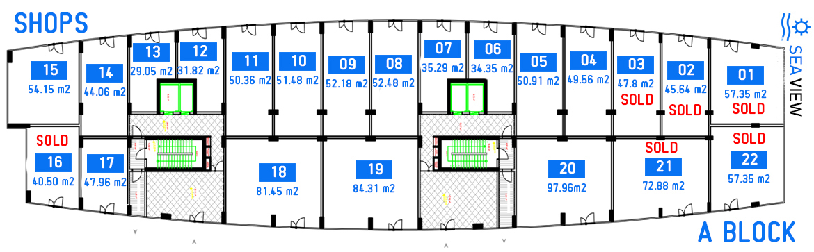 Commercial A Block » Batumi View - AN UNRIVALED LOCATION